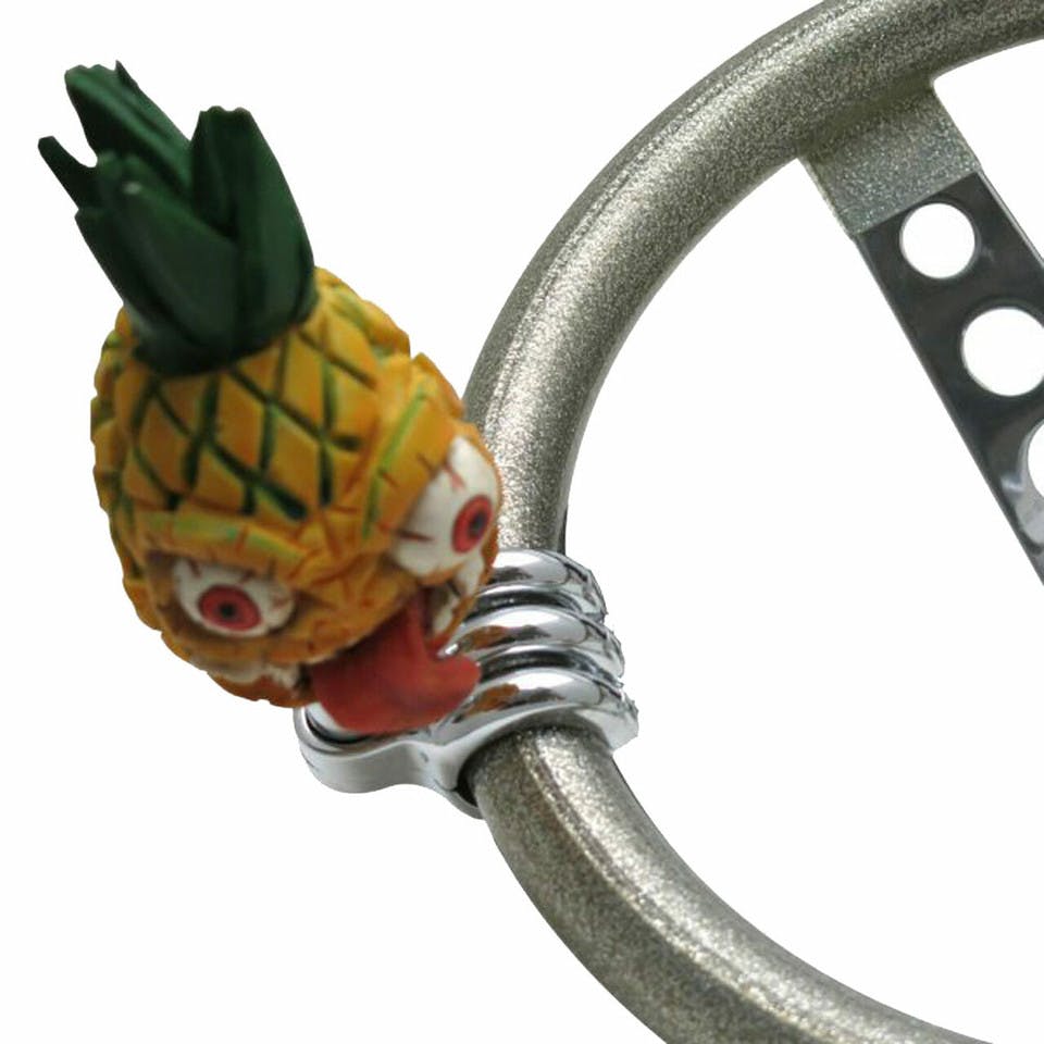 Universal Chrome Skull Steering Wheel Spinner - Raney's Truck Parts