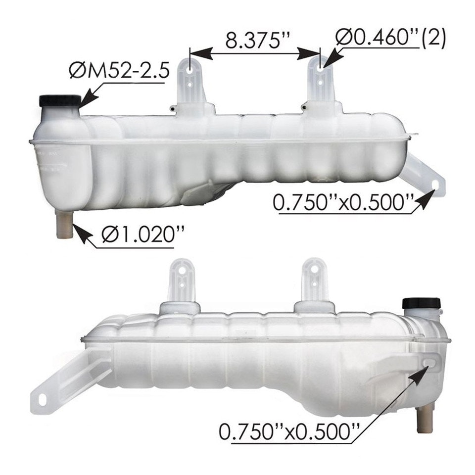 Ford F-Series Coolant Reservoir F5HZ-8A080-AA
