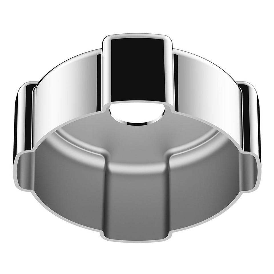 Freightliner Chrome Plastic Locking Fuel Cap Cover - Raney's Truck Parts