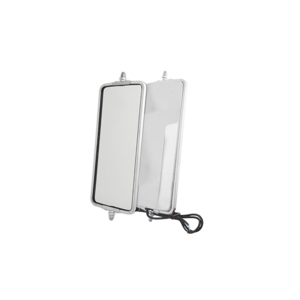 West Coast 7" x 16" Stainless Steel Mirror With Adjustable Assembly ...