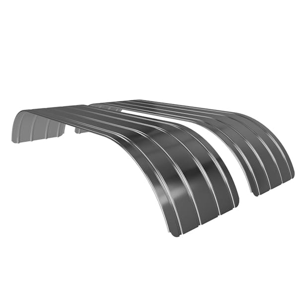Stainless Steel Full Tandem Ribbed Fenders by Spray Master - Raney's ...