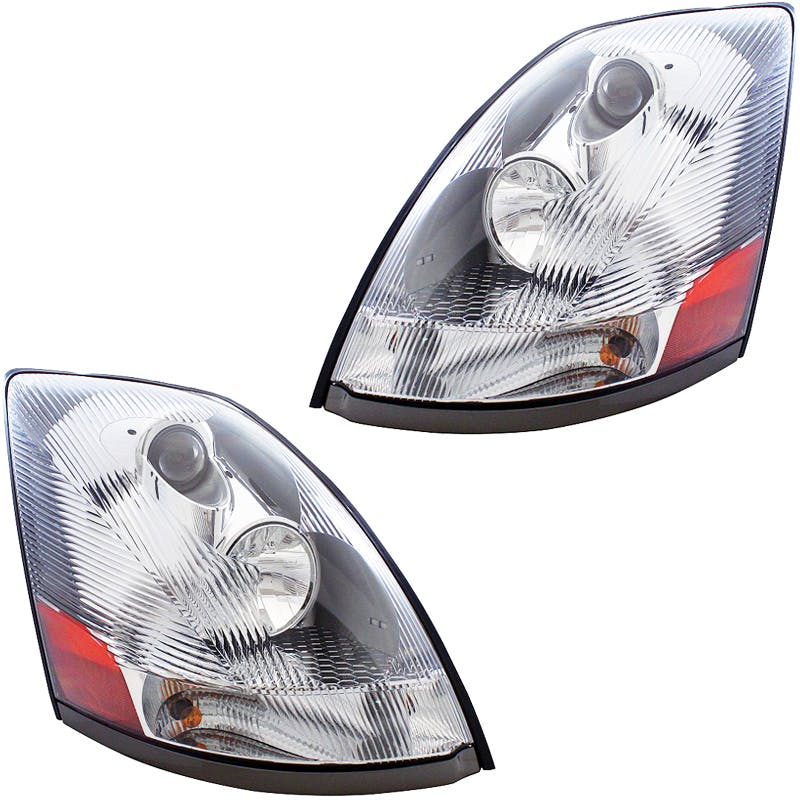 Volvo VNL VT 2004-2018 Full LED Chrome Projection Headlight With Halo ...