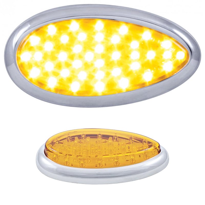 Freightliner Cascadia LED Teardrop Signal Light - Raney's Truck Parts