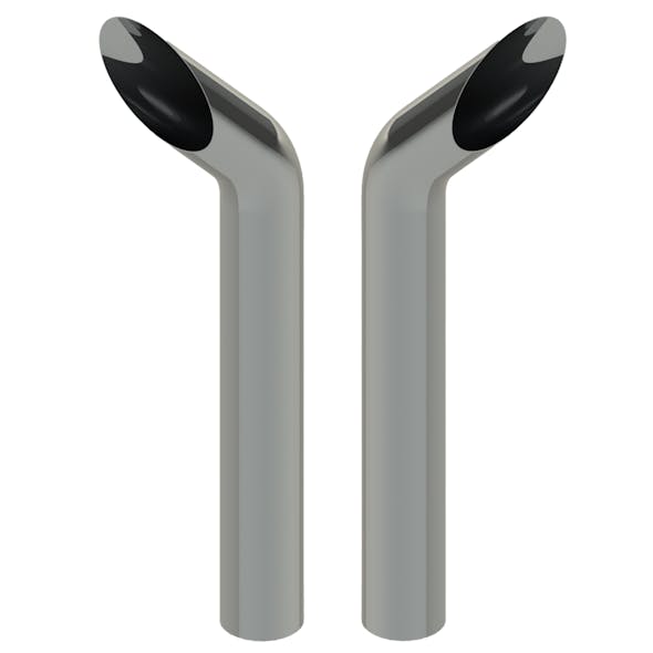 Lincoln Chrome 7" Short 30 Exhaust Stack - Raney's Truck Parts