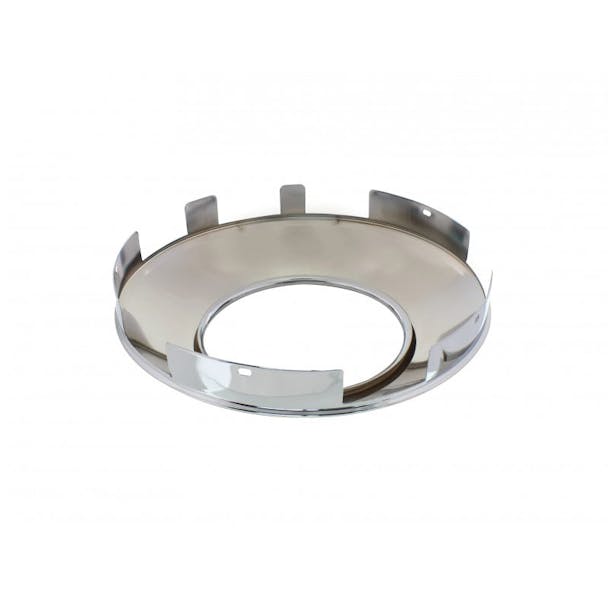Universal Chrome Front Hub Cap With Hubometer Hole - Raney's Truck Parts