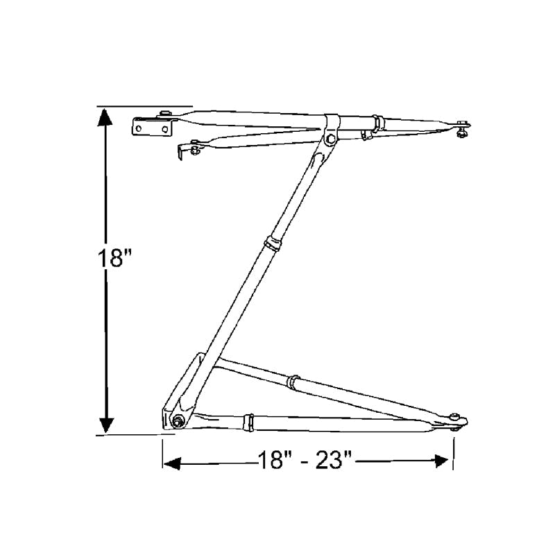 Universal West Coast Mirror Bracket Assembly Stainless Steel - Raney's ...