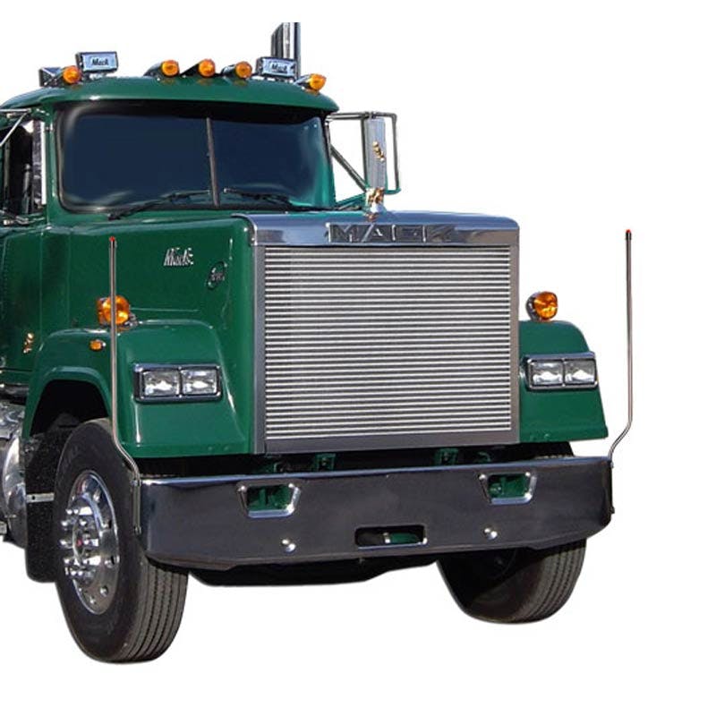 Mack Superliner Stainless Steel LED Bumper Guide - Raney's Truck Parts