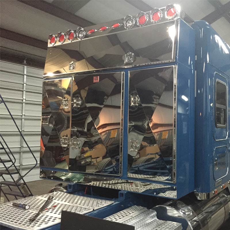 Enclosed 4 Door Aluminum Rack By Brunner Fabrication - Raney's Truck Parts