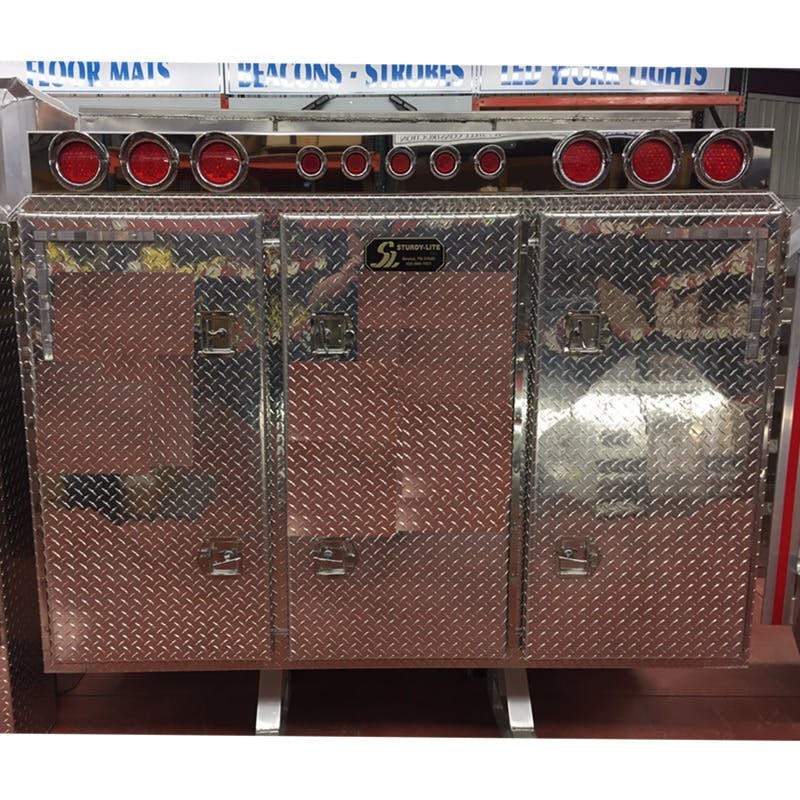 Upper Light Bar For 3 Door Sturdy-Lite Headache Rack By Brunner ...