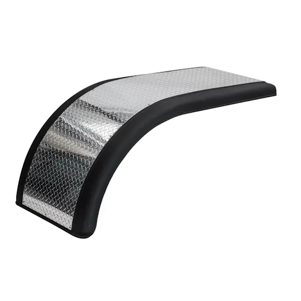 66-1/2" Black Poly Half Tandem Fenders