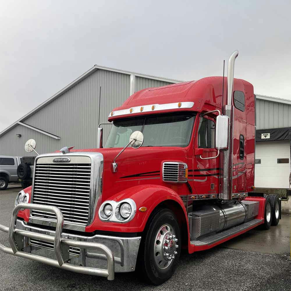 Freightliner Coronado Chrome Plated Bumper 19" to 17" By Valley Chrome ...