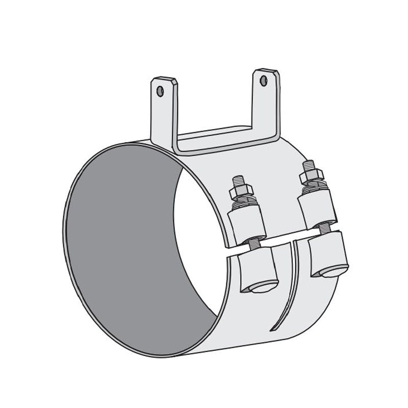 Kenworth W900 T800 T600 5" Stainless Steel Upper Slider Clamp M16-1005 ...