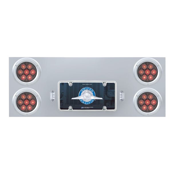 Competition Series Rear Center Panel With 4 Bezels - Raney's Truck Parts