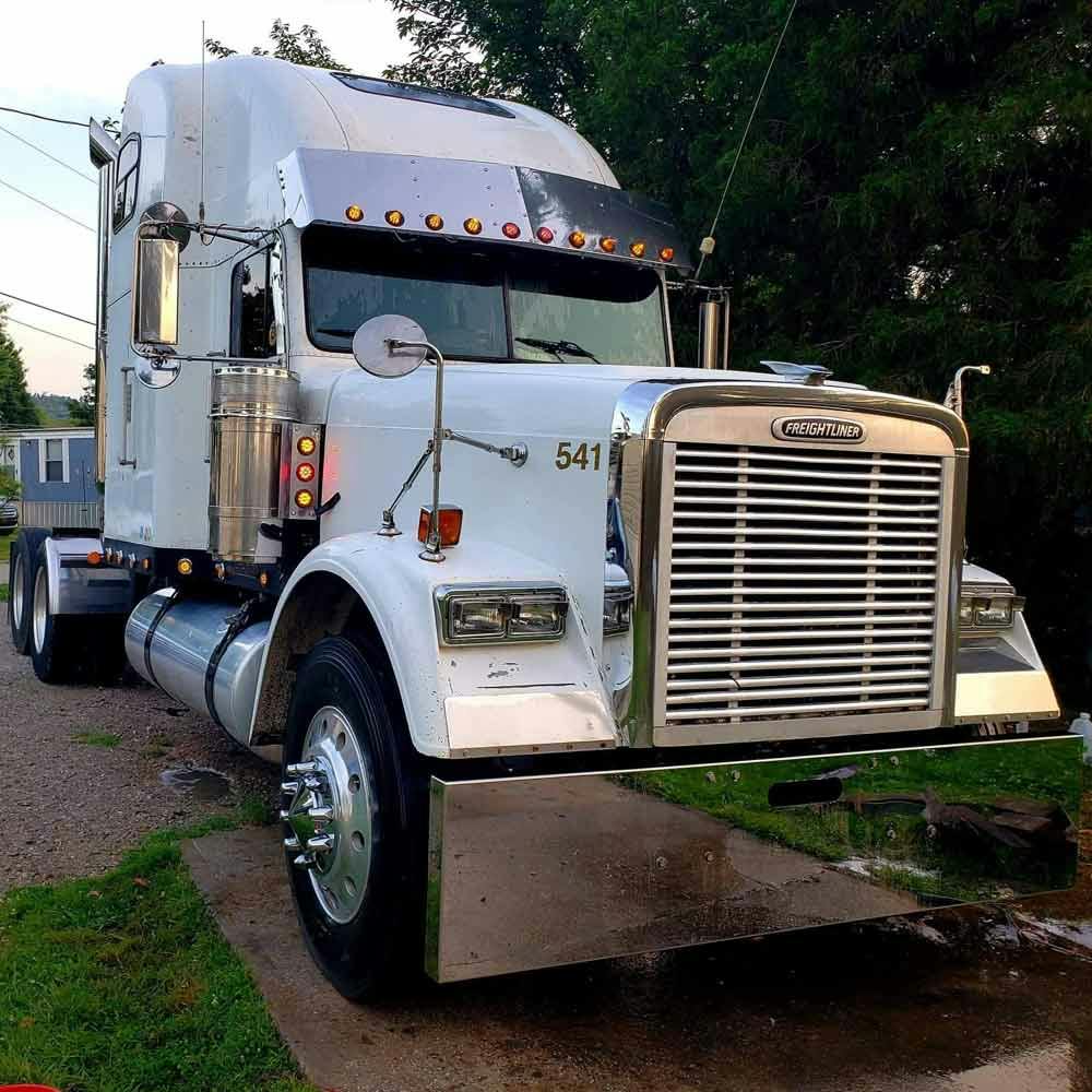 Freightliner Classic & Cabover Chrome Bumper Rolled End By Valley ...