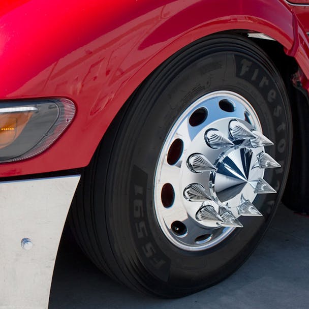 60 Pack Of Chrome 33mm Thread On Razor Nut Covers - Raney's Truck Parts