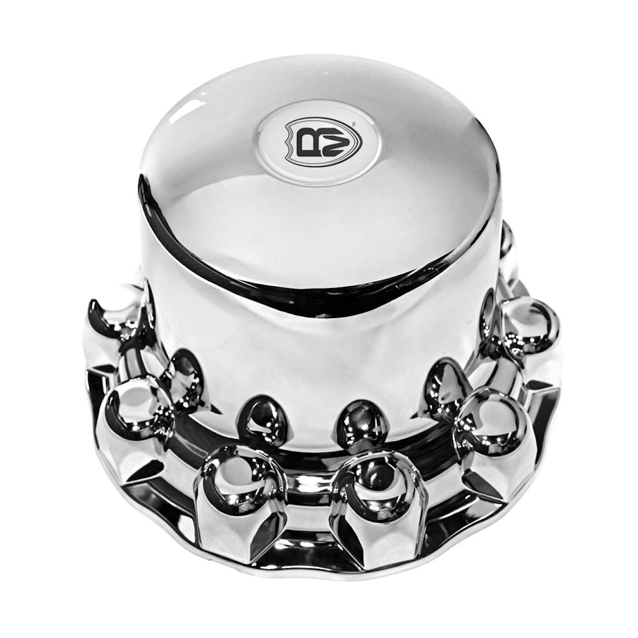 Alcoa Style Chrome One-Piece Rear Hub Axle Cover System 087100S - Raney ...