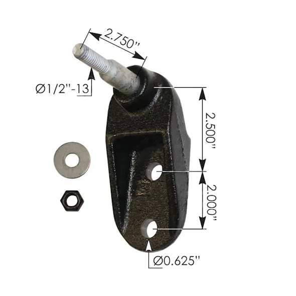 Hendrickson HAS Upper Shock Mount Bracket 57322-001 76865-001