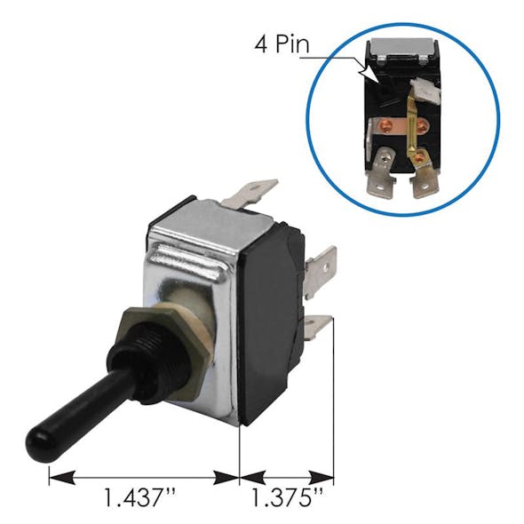 Peterbilt Toggle Switch 1701728 - Raney's Truck Parts