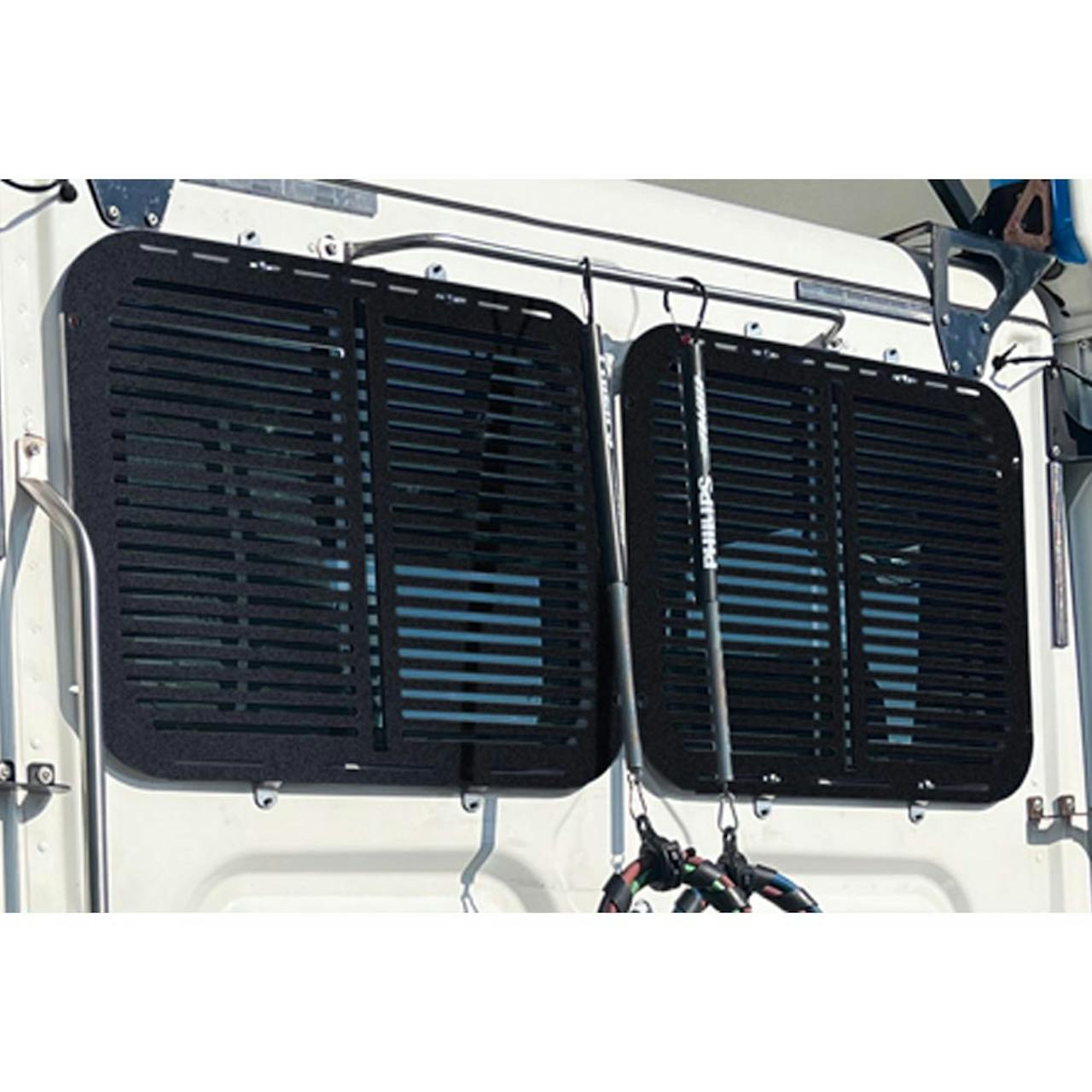 Freightliner Day Cab Stainless Steel Rear Window Guards - Raney's Truck ...