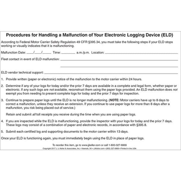 ELD Backup Logs & Inspection Report - Raney's Truck Parts