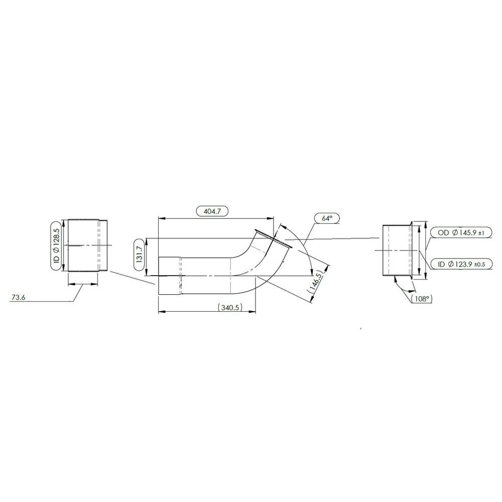 Freightliner 5" Stainless Steel Exhaust Pipe 417131009 - Raney's Truck ...