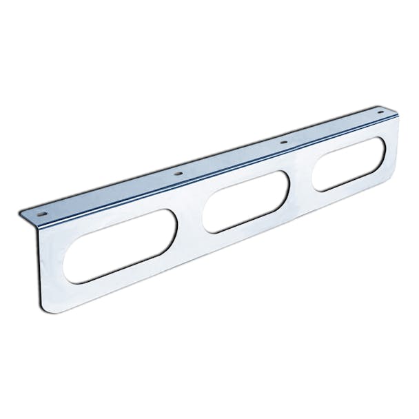 Universal Stainless Steel Oval Light Bracket - Raney's Truck Parts
