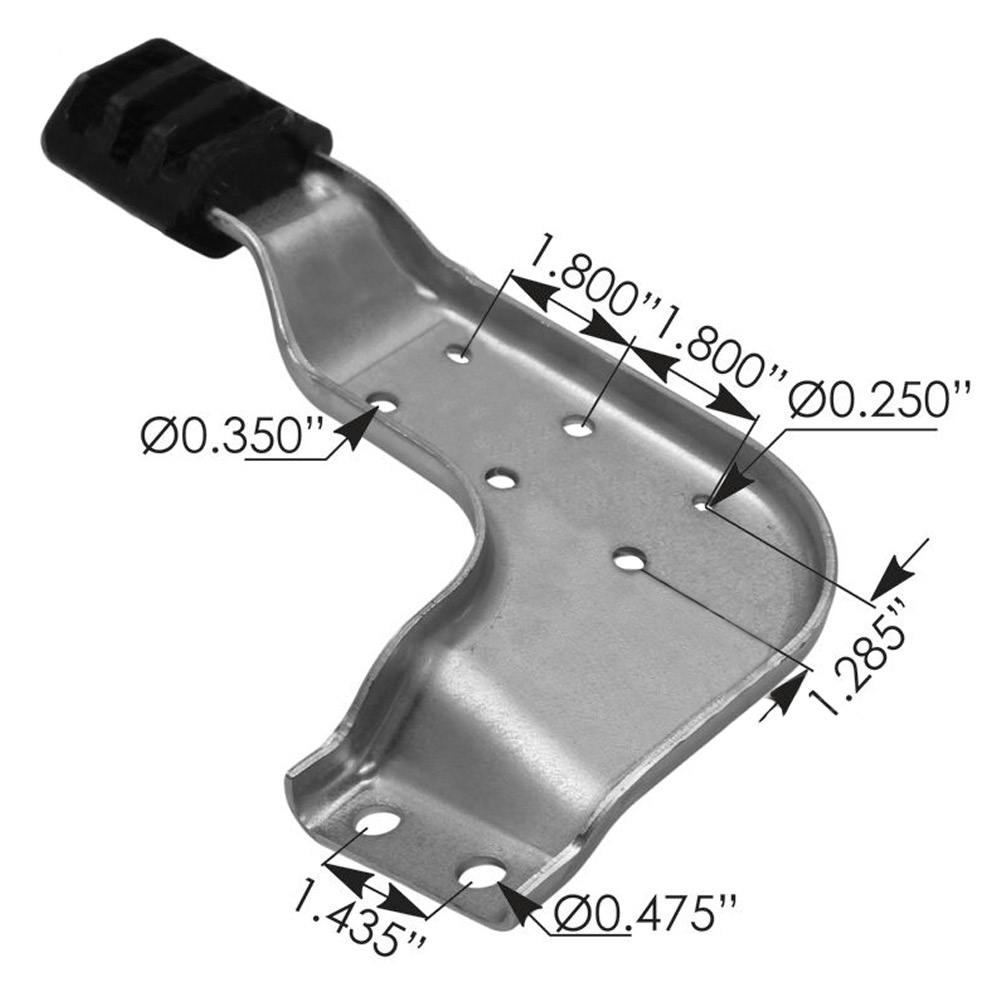 Peterbilt Hood Latch Bracket L116131 L116131R
