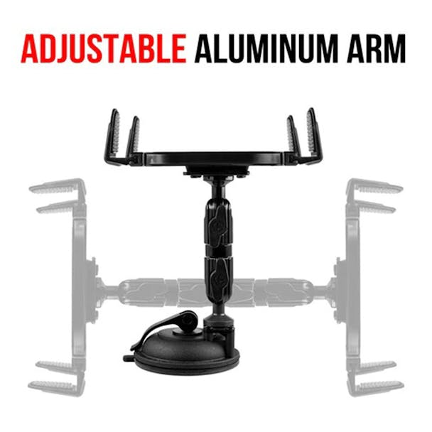 Suction Cup Tablet Mount With 3 1/2" Adjustable Arm