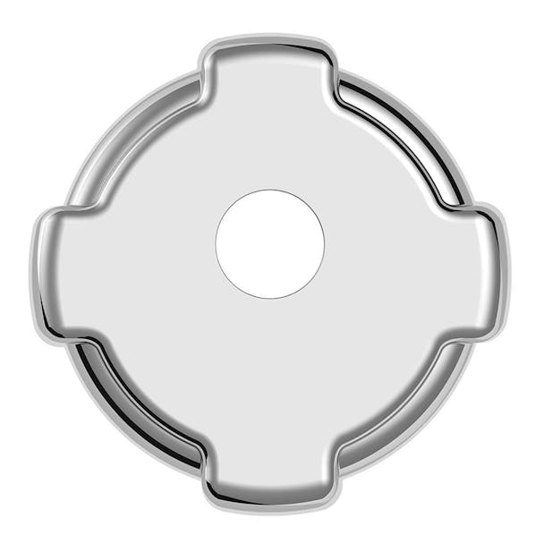 Freightliner Chrome Plastic Locking Fuel Cap Cover - Raney's Truck Parts