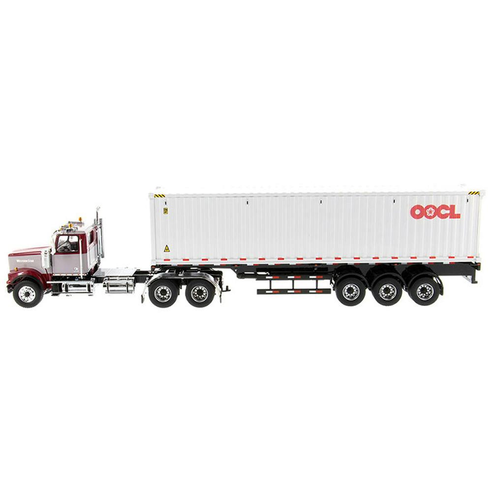 Western Star 4700 Day Cab With 40' EverGreen Shipping Container Replica ...