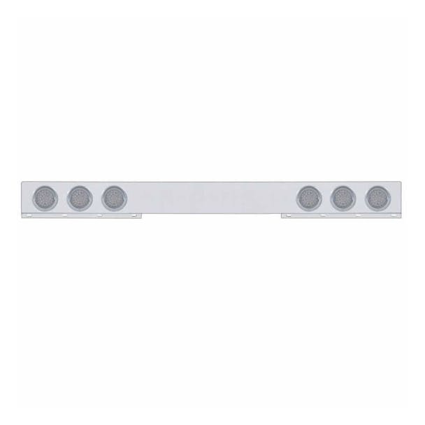 Stainless Steel 1-Piece Rear Light Bar With Six 4" Round LEDs - Raney's ...