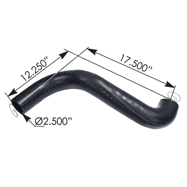 International Radiator Outlet Hose 3525777C1 3539912C1 - Raney's Truck ...