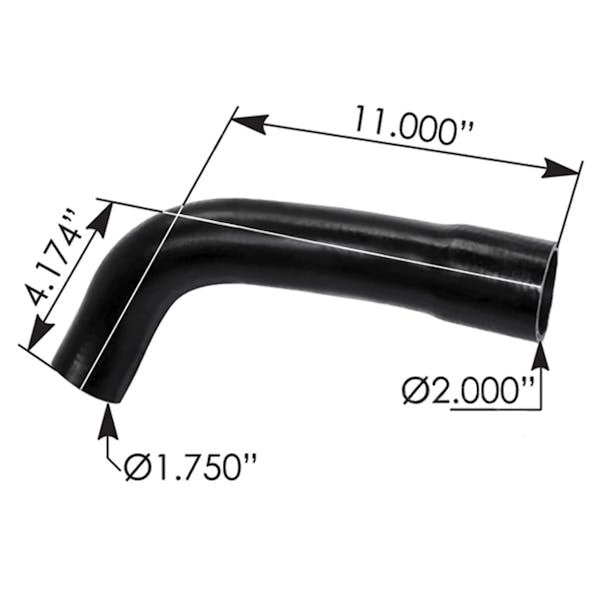 Freightliner M2 Upper Radiator Hose 0131990001 01-31990-001 - Raney's ...