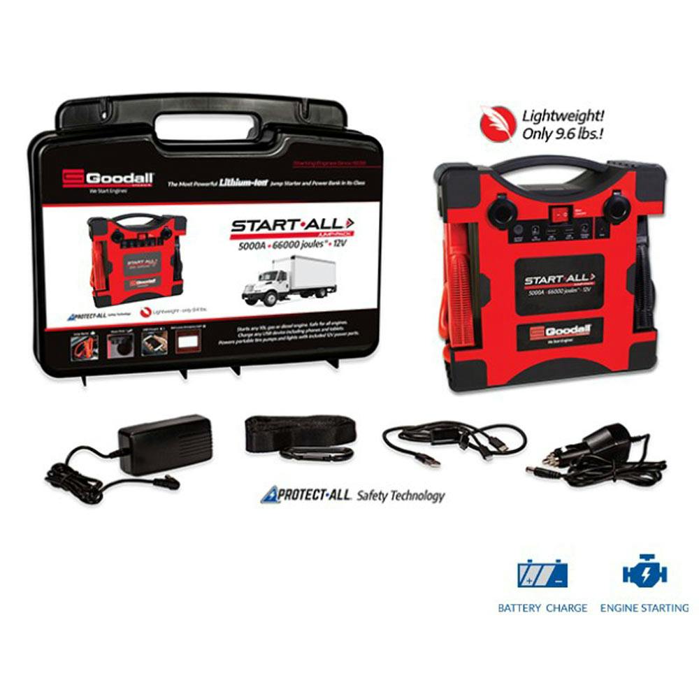 StartAll JumpPack 12V 10000Amp 133200 Joules 5S - Raney's Truck Parts