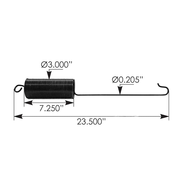 International 5900i 9900i Hood Spring 3565268C1 3565268C2 - Raney's ...