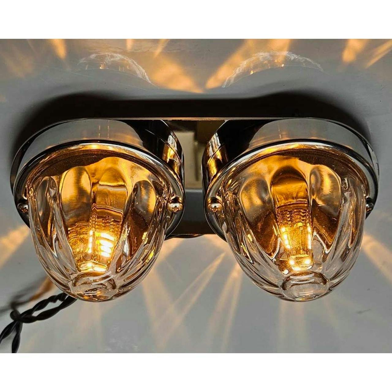 Kenworth W900 Interior Dome Light Bracket with 2 Watermelon Light Holes ...