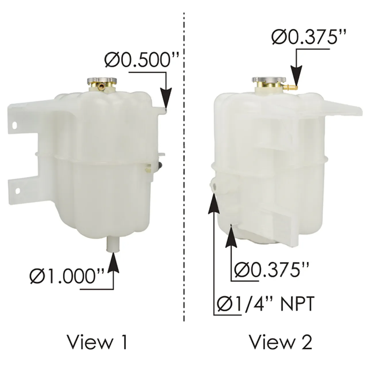 International 7000 Series Coolant Reservoir 2587248C1 | Raney's