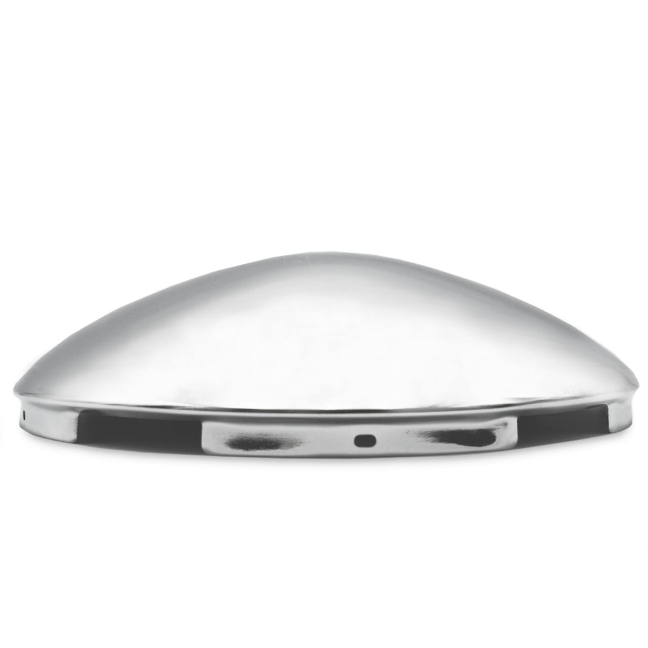 Chrome 4 Notch Dome Style Front Hub Cap - Raney's Truck Parts