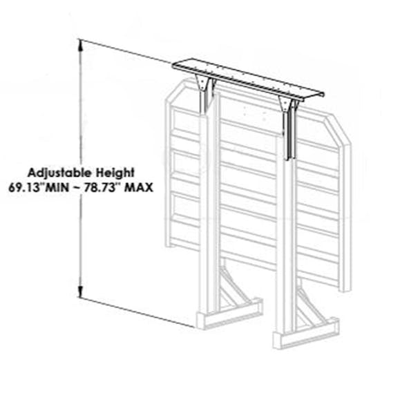 Iconic Metal Gear Headache Rack Light Bar Brackets - Raney's Truck Parts