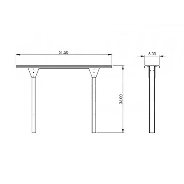 Iconic Metal Gear Headache Rack Light Bar Brackets - Raney's Truck Parts