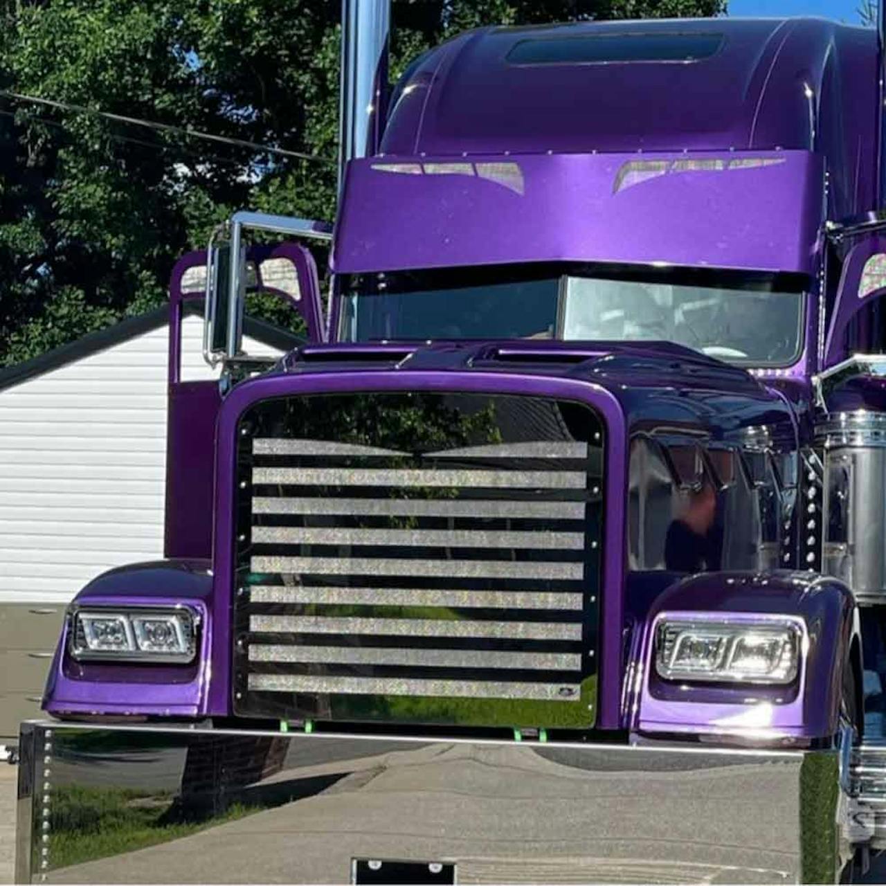 Freightliner Classic 14 Gauge Stainless Steel Horizontal Bar Grille ...