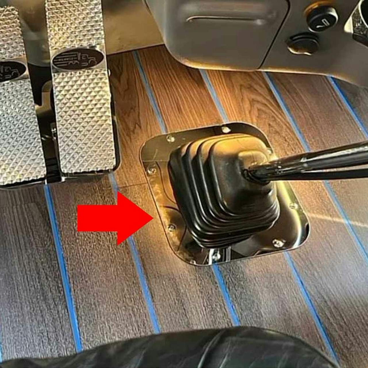 Peterbilt Stainless Steel Shifter Trim - Raney's Truck Parts