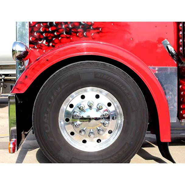 Peterbilt 379 359 Front Fenders With 4.5" Lip | Talladega Fiberglass
