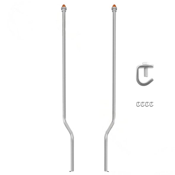 Semi-Truck Bumper Guides & Pole Lights