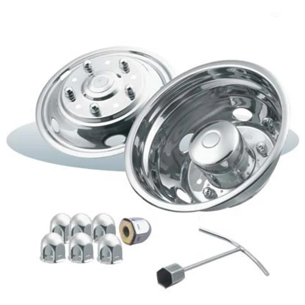 Ford 19.5" Stainless Steel Wheel Simulators | Raney's