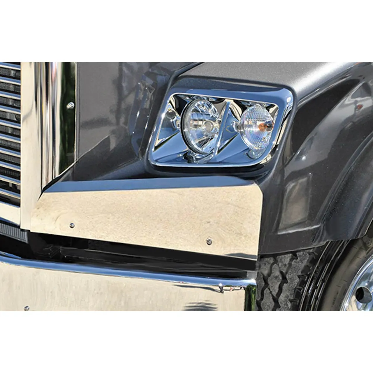 Freightliner Coronado SBA 2010+ Premium 304 Stainless Steel Fender ...