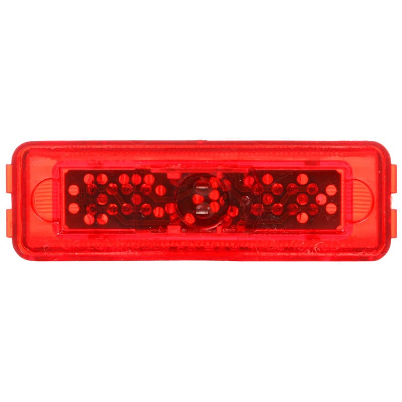 4" Rectangular 35 Series Fit 'N Forget Red LED Clearance Marker Light ...