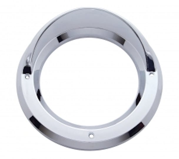 4" Round Chrome Bezel - Raney's Truck Parts